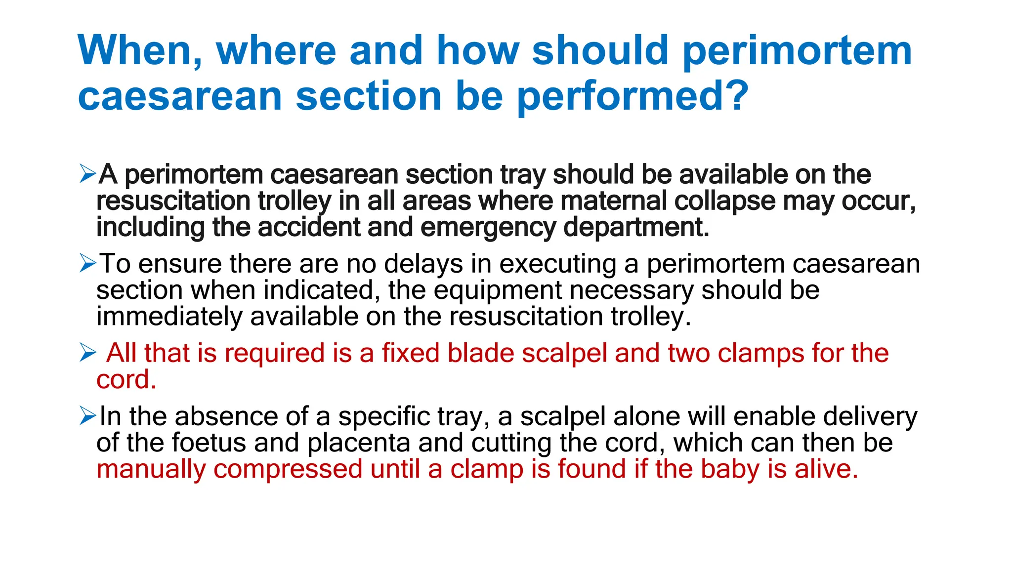 Sudden Maternal Collapse - Understanding Causes and Emergency ...