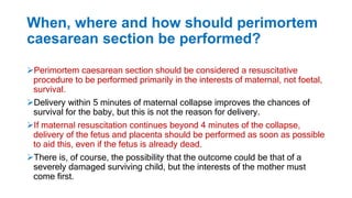 Sudden Maternal Collapse - Understanding Causes and Emergency ...