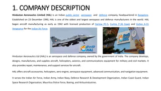 Sudeep internship on HAL aurospace PPT.pptx