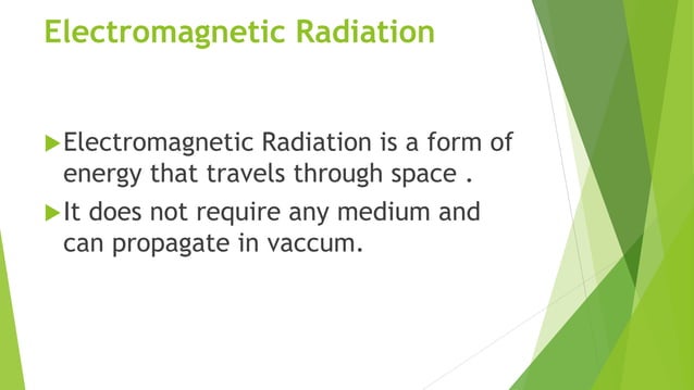 PPT ON ELECTROMAGNETIC RADIATION AND ITS EFFECT ON EYES | PPT