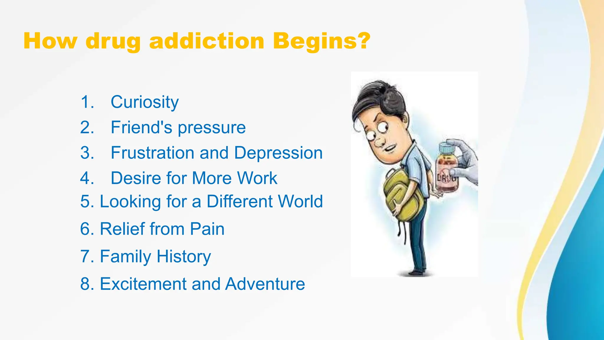 Substance use disorder (drug addict ), Addiction | PPTX