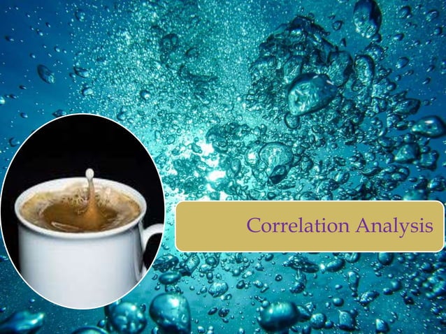 Application of correlation | PPT