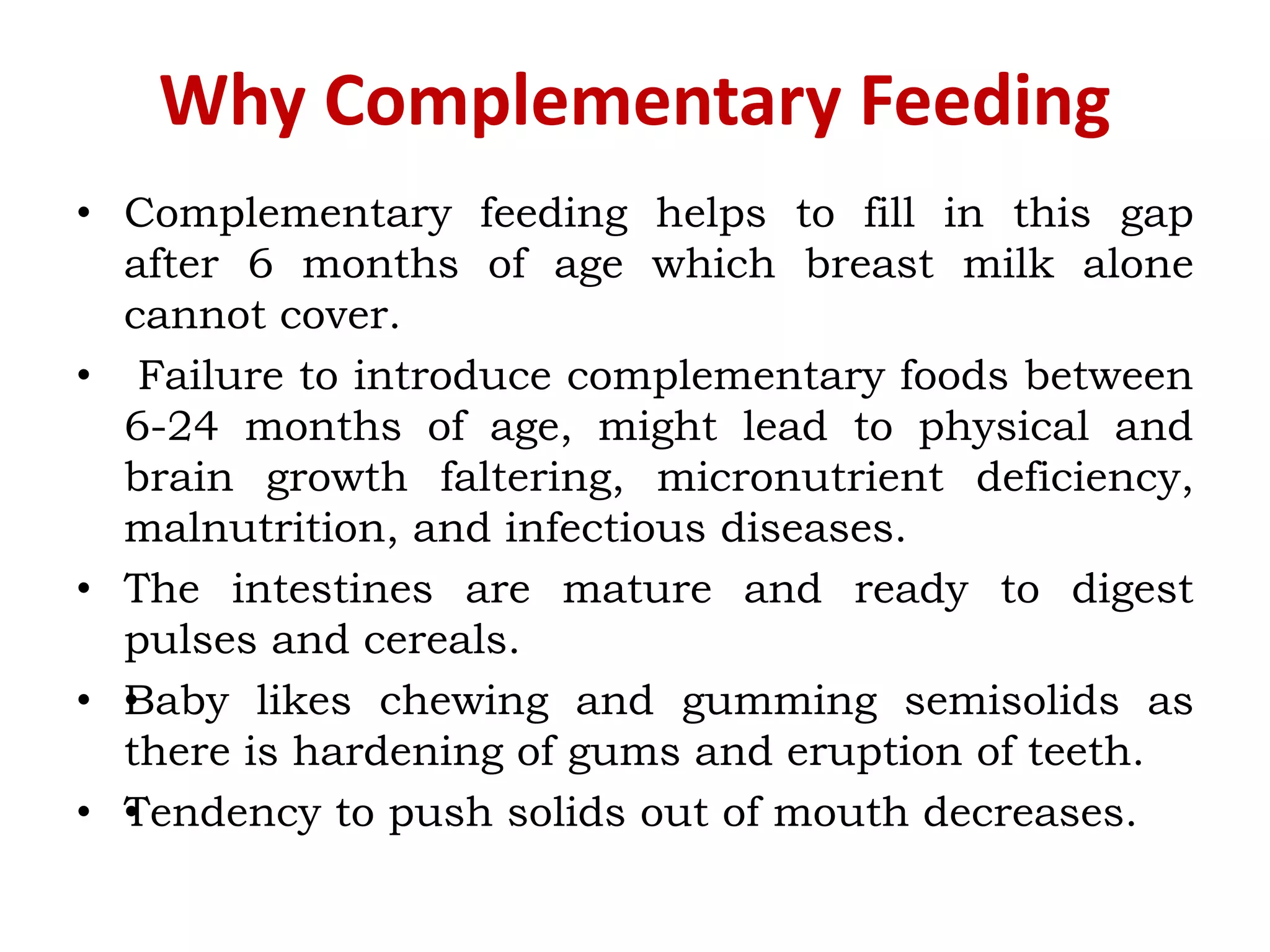 complementary feeding | PPTX
