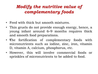 complementary feeding | PPTX