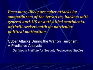 Cyber-Terrorism | PPT