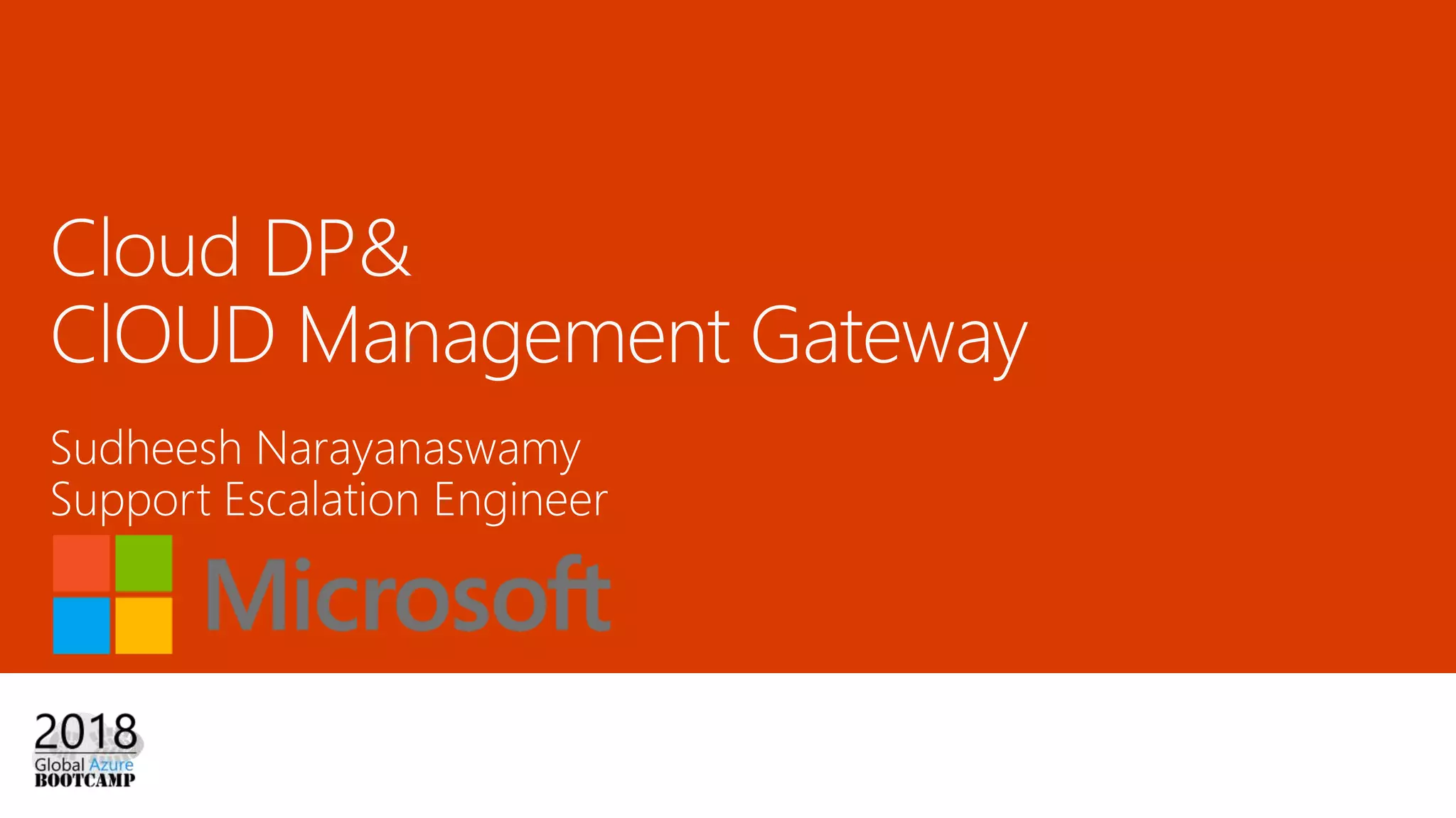 SCCM CDP Cloud Distribution Point and Cloud Manage Gateway Troubleshooting Tips | PPTX