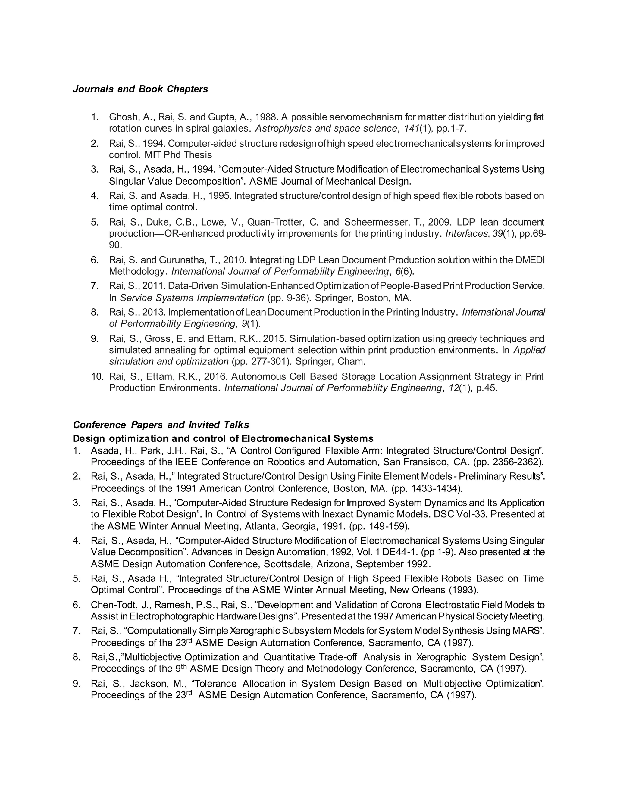 Sudhendu rai publications list (including issued patents) | DOCX