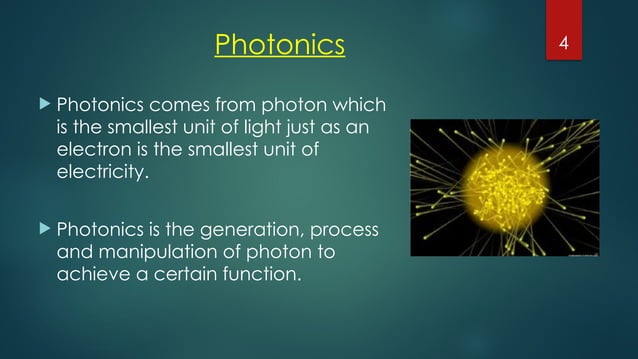 my seminar prasentation on this topic of photonic communication | PPT