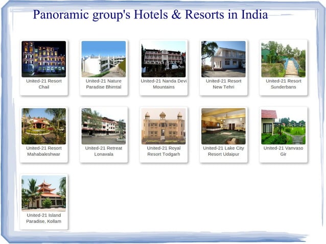 Panoramic Group Founder Mr. Sudhir moravekar's biography | PPT | Hotels and Motels | Travel Type