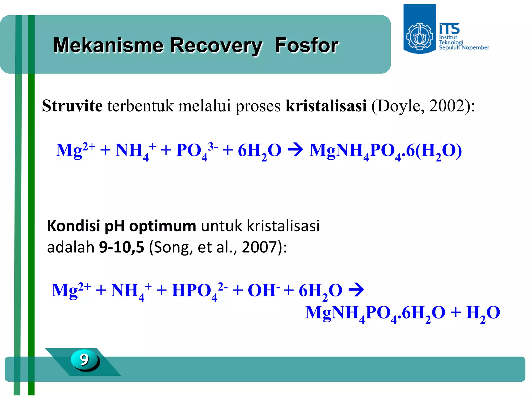 Struvite mengubah limbah jadi bermanfaat | PPSX