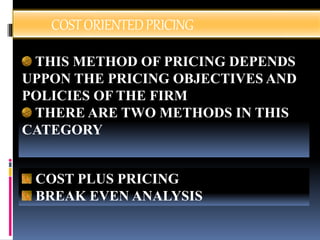 Pricing method & strategy | PPTX