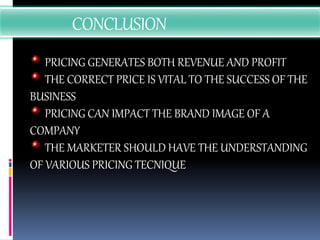 Pricing method & strategy | PPTX