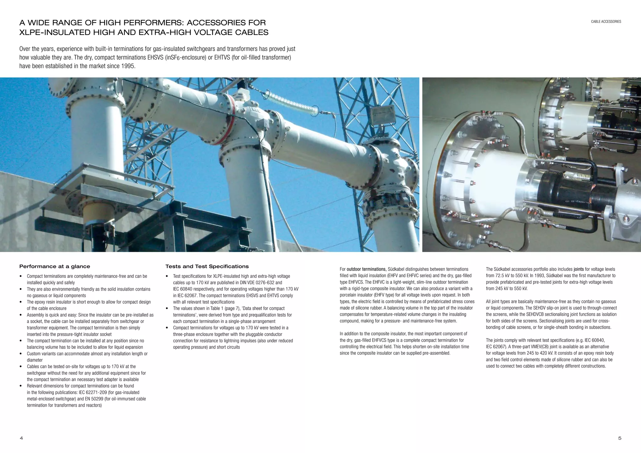 Sudkabel EHV XLPE Cable Terminations & Cable Joints | PDF