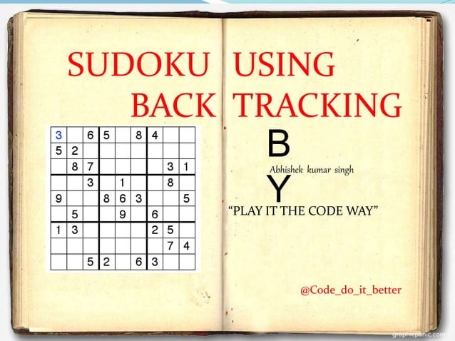Sudoku | PPTX | Programming Languages | Computing
