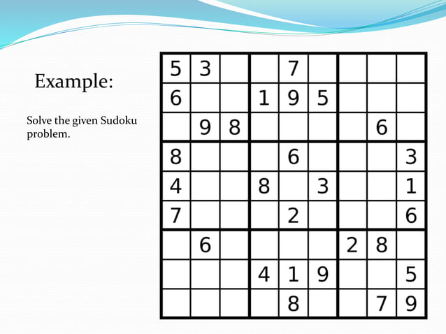 Sudoku | PPTX | Programming Languages | Computing