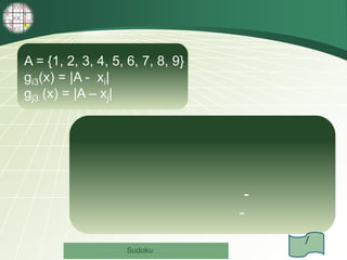 Sudoku Solving by Genetic Algorithm | PPTX