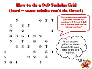 Sudoku puzzles | PPT