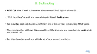 Sudoku solver | PPTX