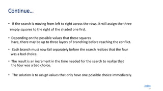 Sudoku solver | PPTX