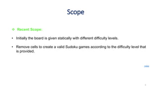 Sudoku solver | PPTX