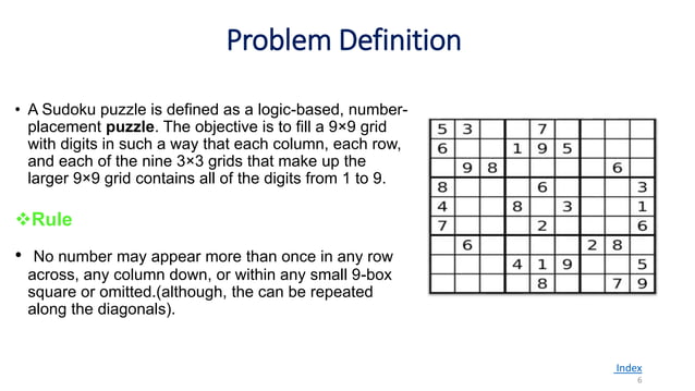 Sudoku solver | PPTX | Programming Languages | Computing