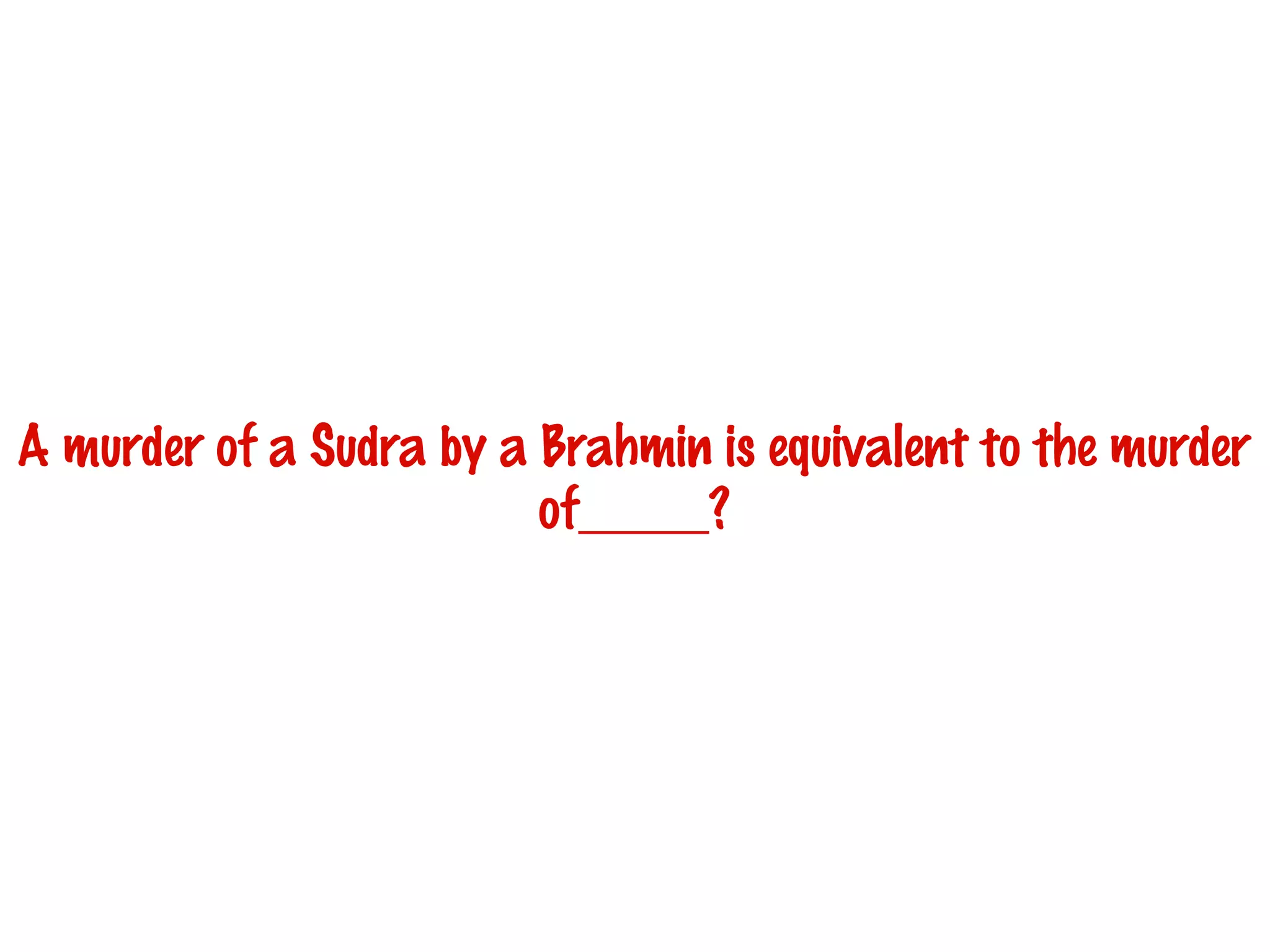 Sudra trivia 1111 ppt | PPT