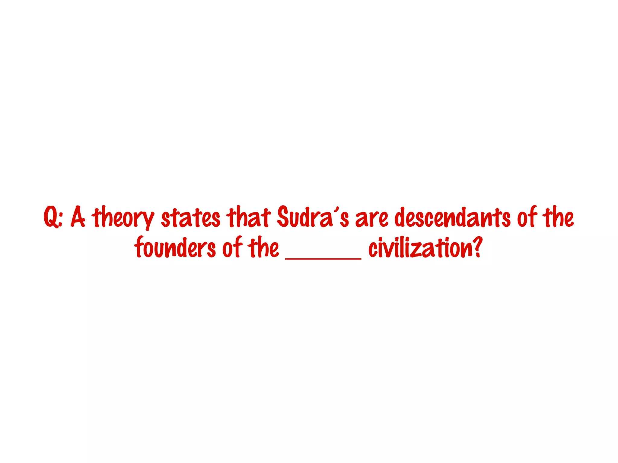 Sudra trivia 1111 ppt | PPT