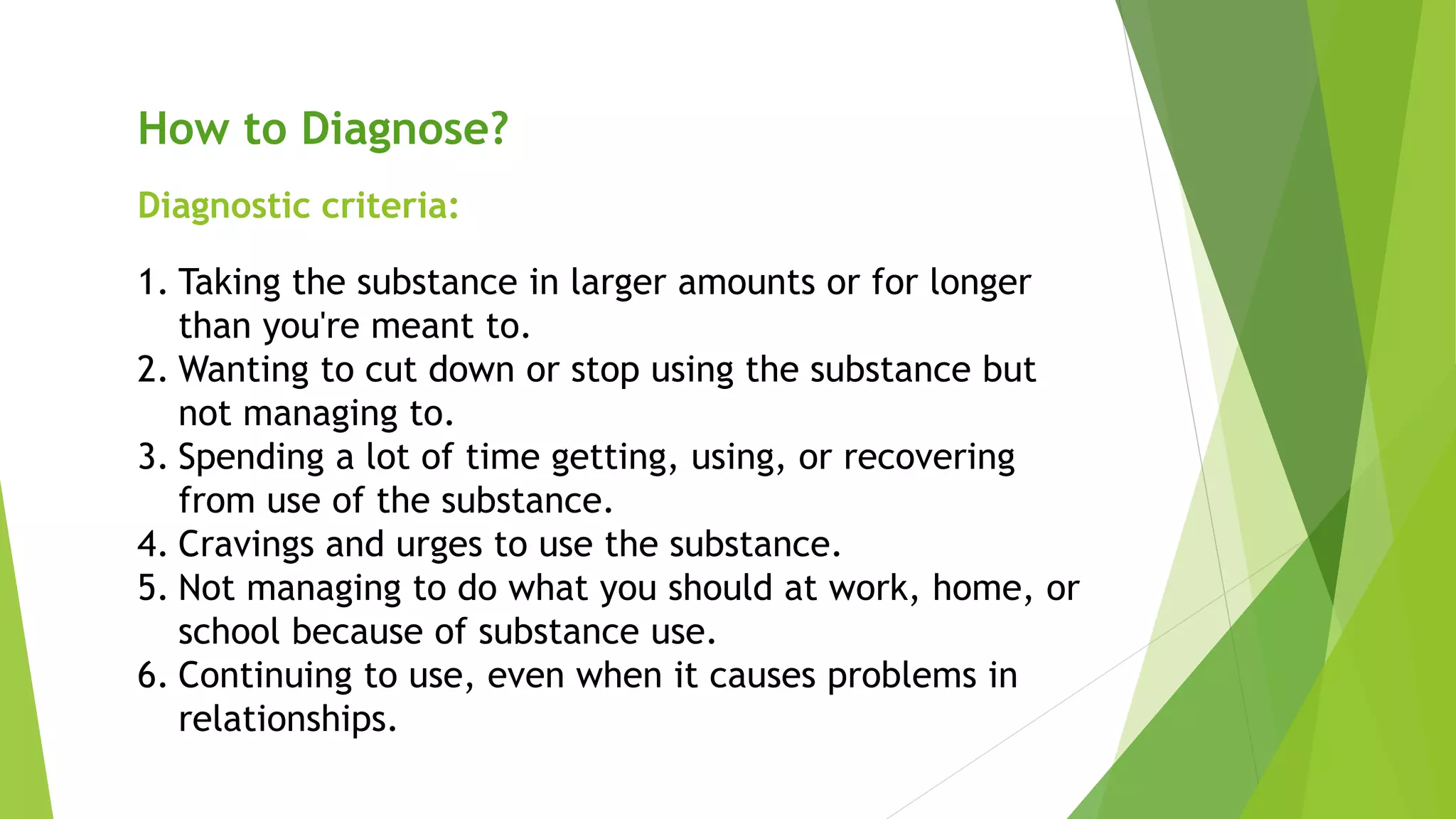 Substance Use Disorders in DSM-V | PPTX