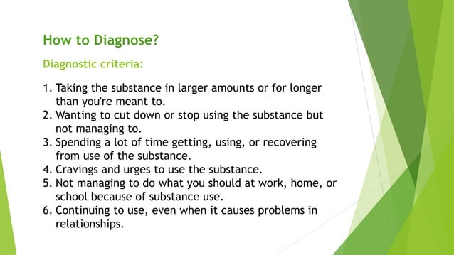 Substance Use Disorders in DSM-V | PPTX