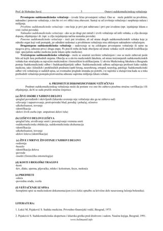 Sudska medicina prof. S.Savic | PDF