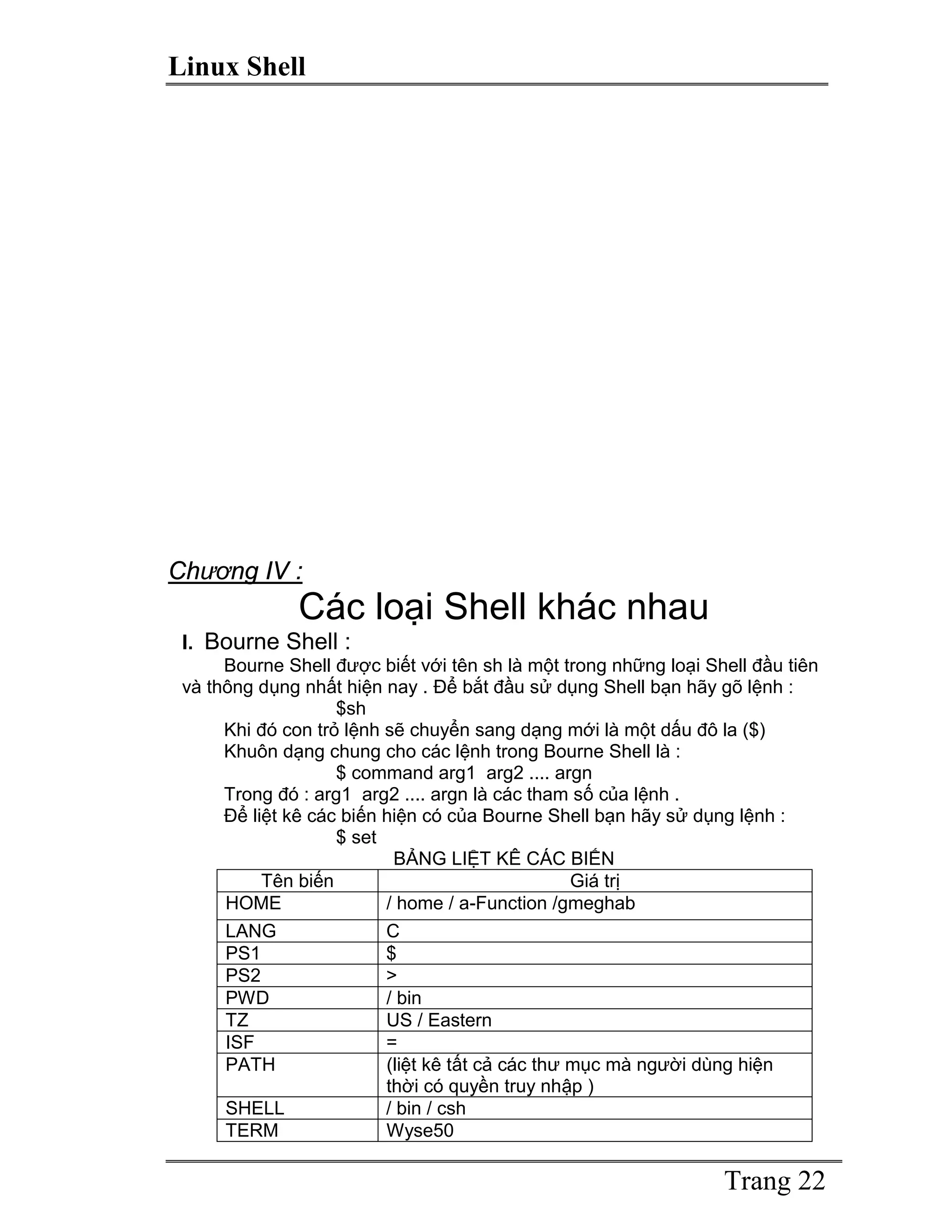 Su dung linux shell | PDF