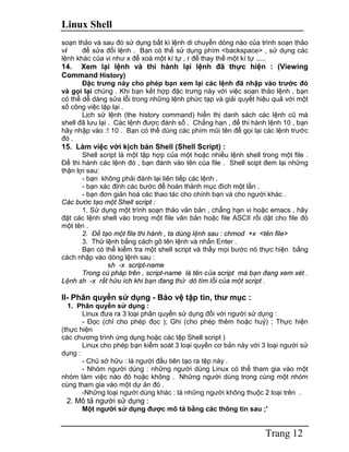 Su dung linux shell | PDF