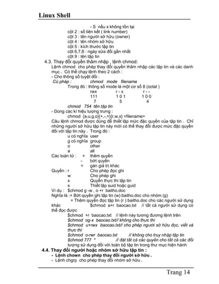 Su dung linux shell | PDF