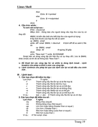 Su dung linux shell | PDF
