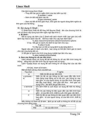 Su dung linux shell | PDF