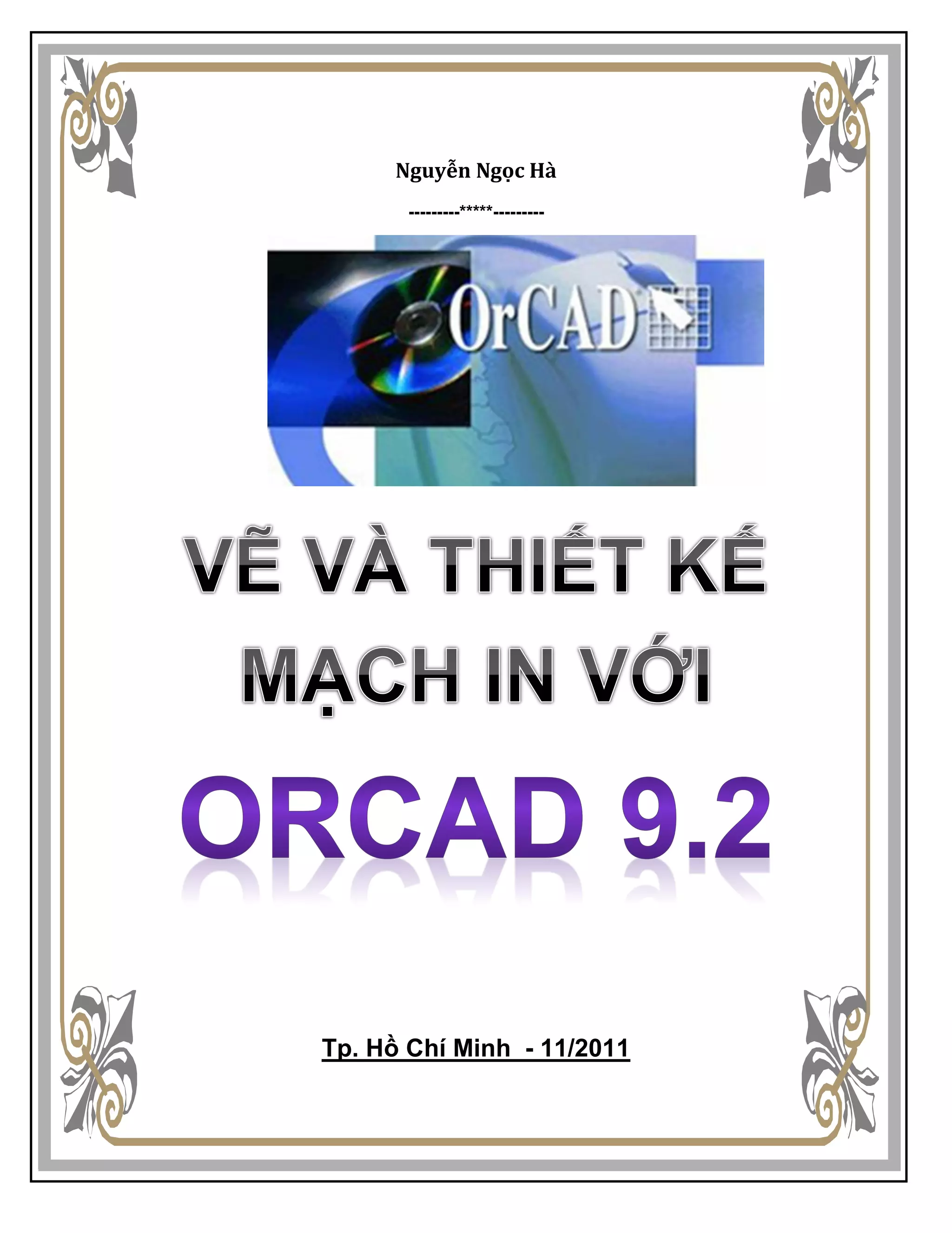 Su dung orcad 9.2 | PDF
