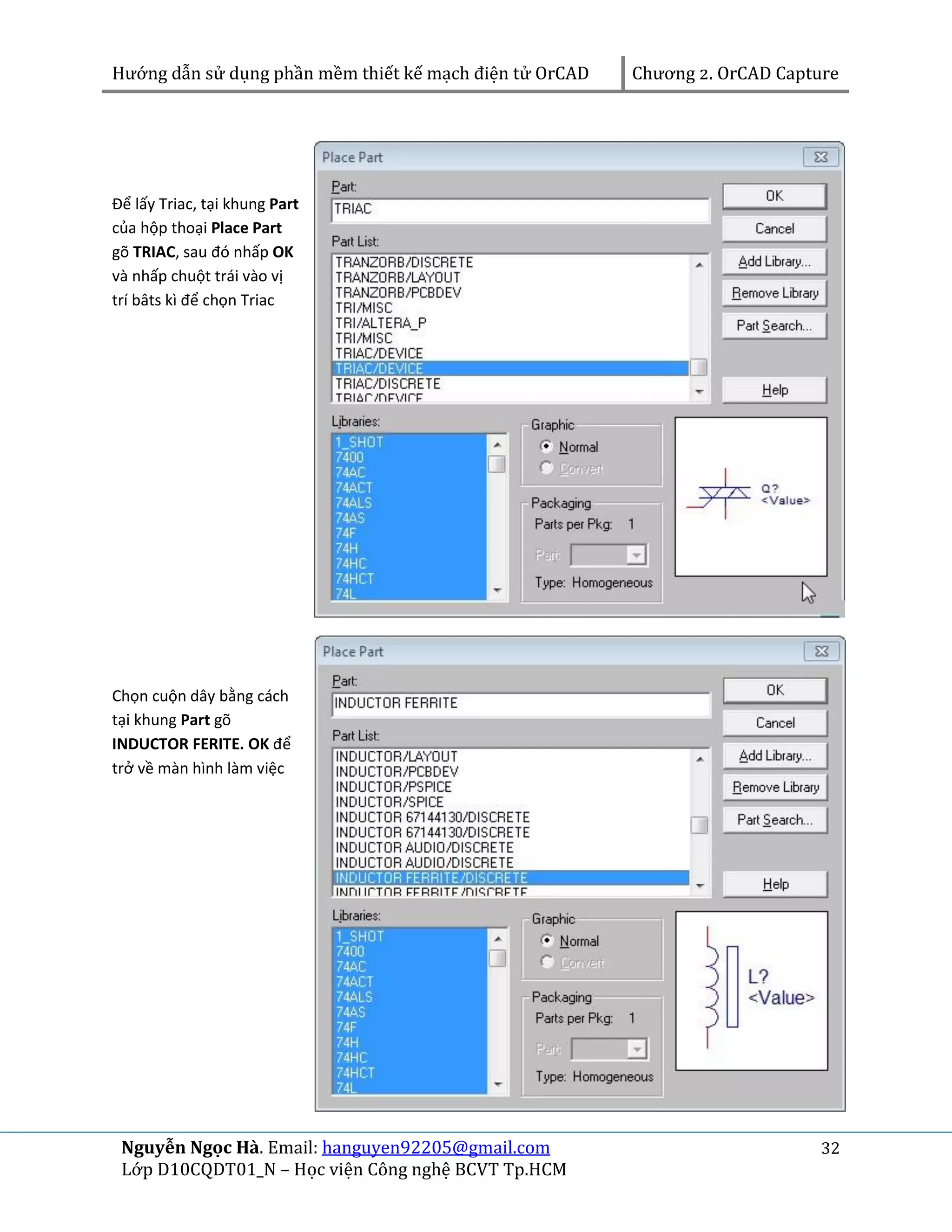 Su dung orcad 9.2 | PDF