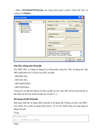 Su dung unicode | PDF