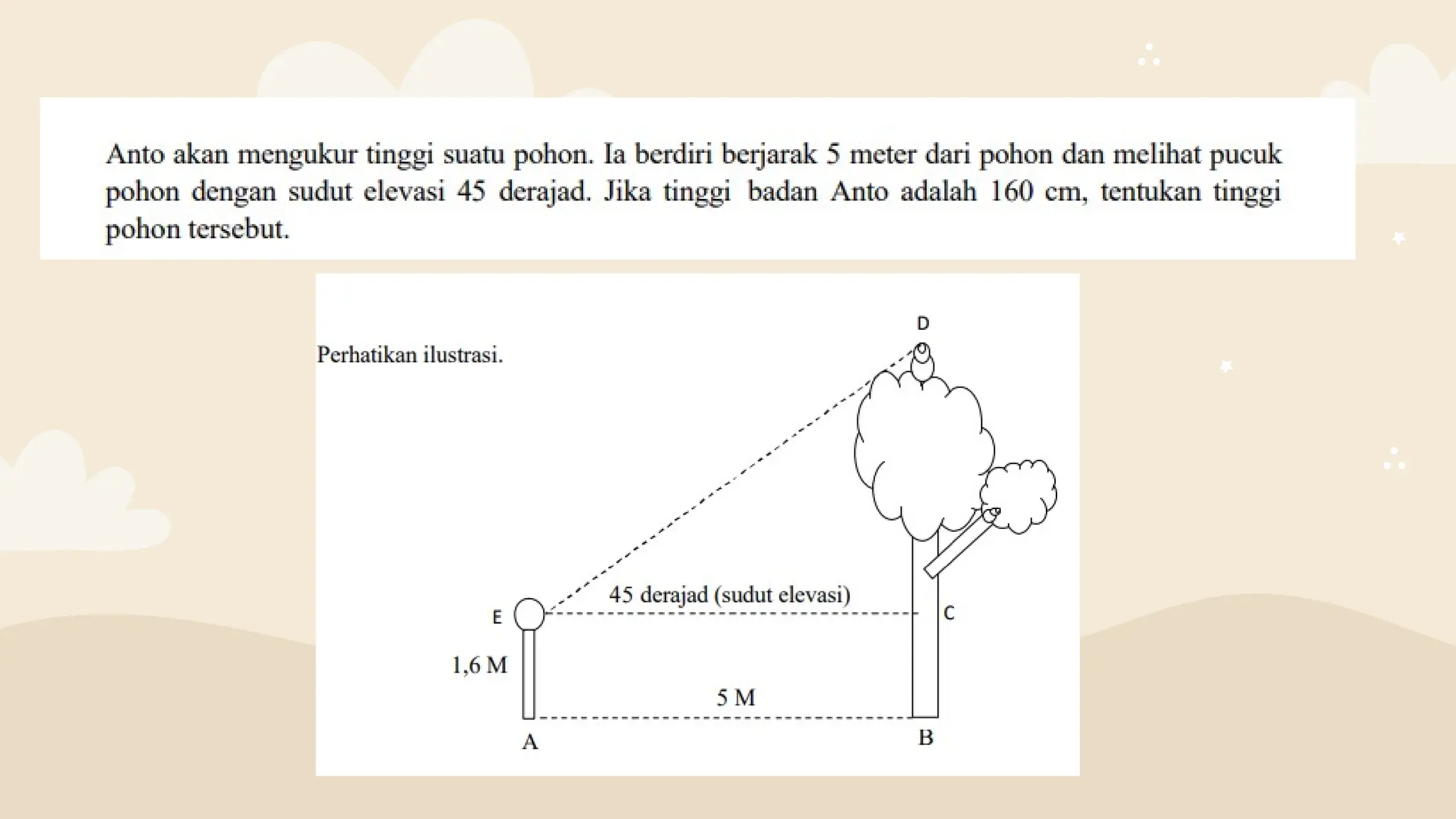 Sudut-Depresi-dan-Sudut-Elevasi TRIGONOMETRI | PPTX
