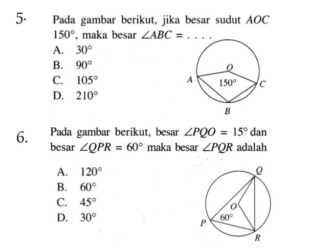 Contoh Soal Sudut Pusat Dan Sudut Keliling Beserta Penyelesaiannya - Riset Contoh Soal Sudut Pusat Dan Sudut Keliling Beserta Penyelesaiannya - Riset