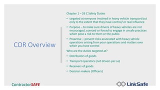 Contractor Safe: Contractor Management / COR - Where are We Now | PPT