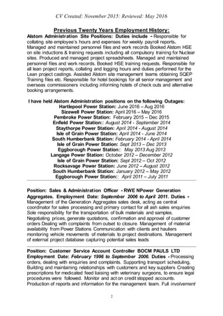 Sue coles cv 2016 nov | DOCX