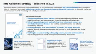 Genomics strategy and implementation in the NHS in England | PPT