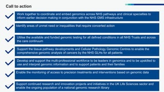 Genomics strategy and implementation in the NHS in England | PDF