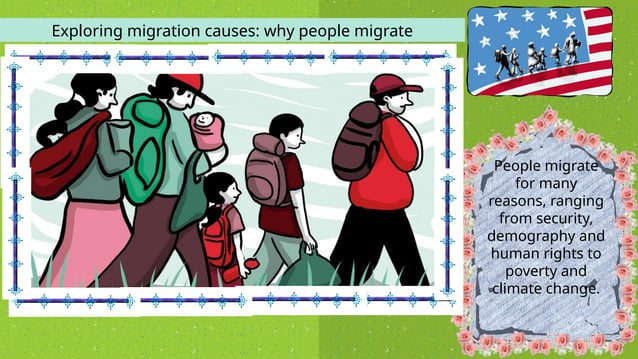 PRESENTATION NEWS REPORT ABOUT WHY PEOPLE IMMIGRATE AND THEN SHARE THE ...