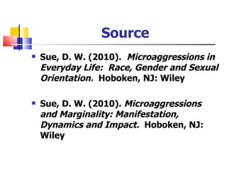 Sue overcoming microaggressions | PPT | Debated Sensitive Social Issues ...