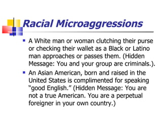 Sue overcoming microaggressions | PPT | Debated Sensitive Social Issues ...