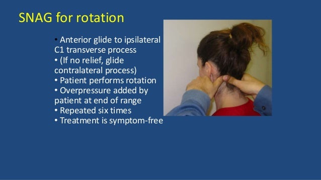 Cervicogenic Dizziness - identification and treatment