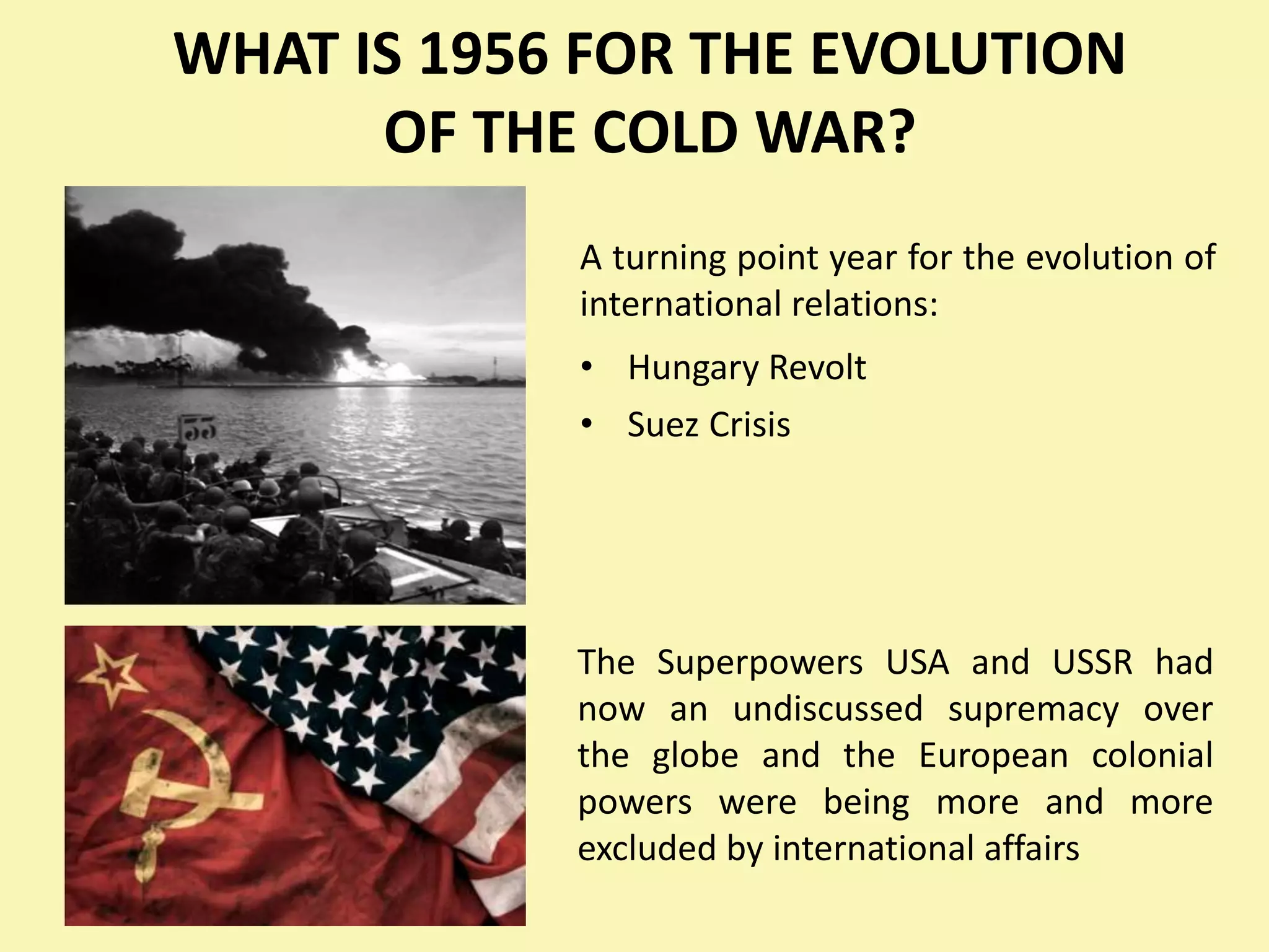 The Suez Crisis | PPTX