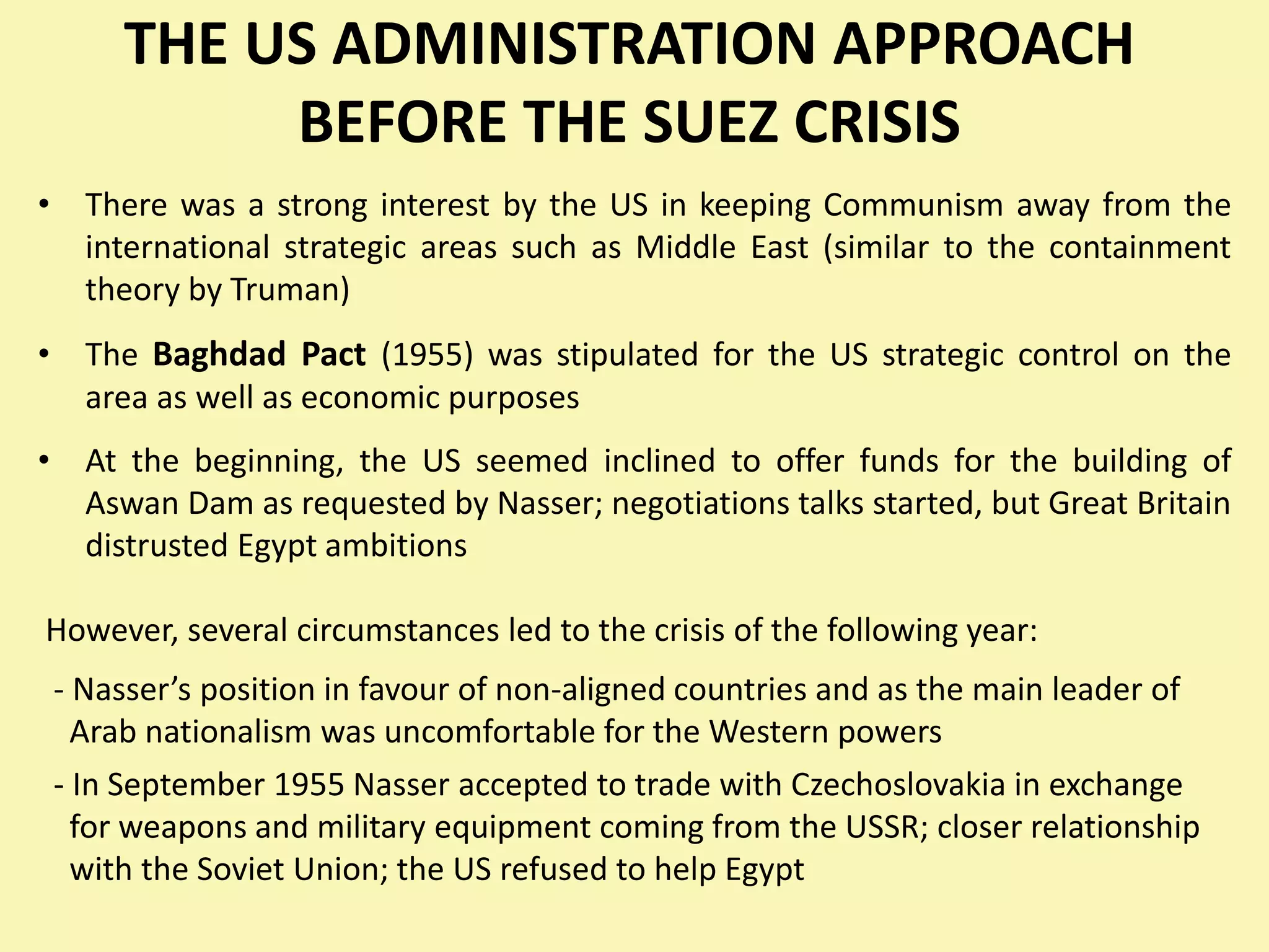 The Suez Crisis | PPTX